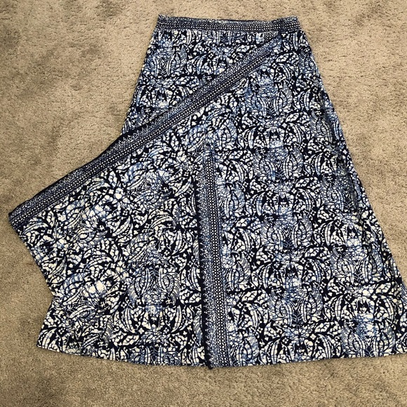 Skirts | Indigo Maxi Skirt | Poshmark